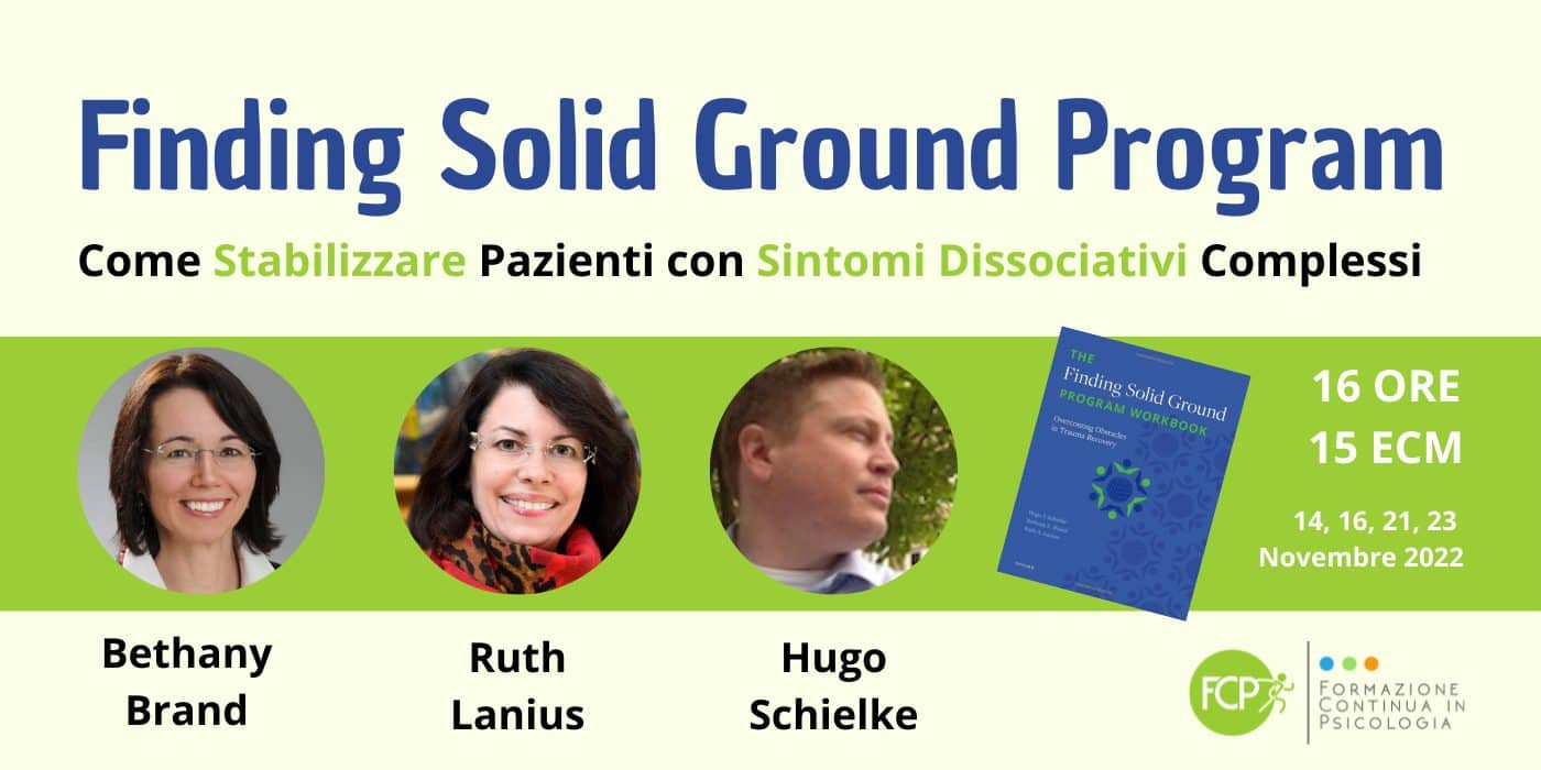 Finding Solid Ground Program: Stabilizzare Sintomi Dissociativi